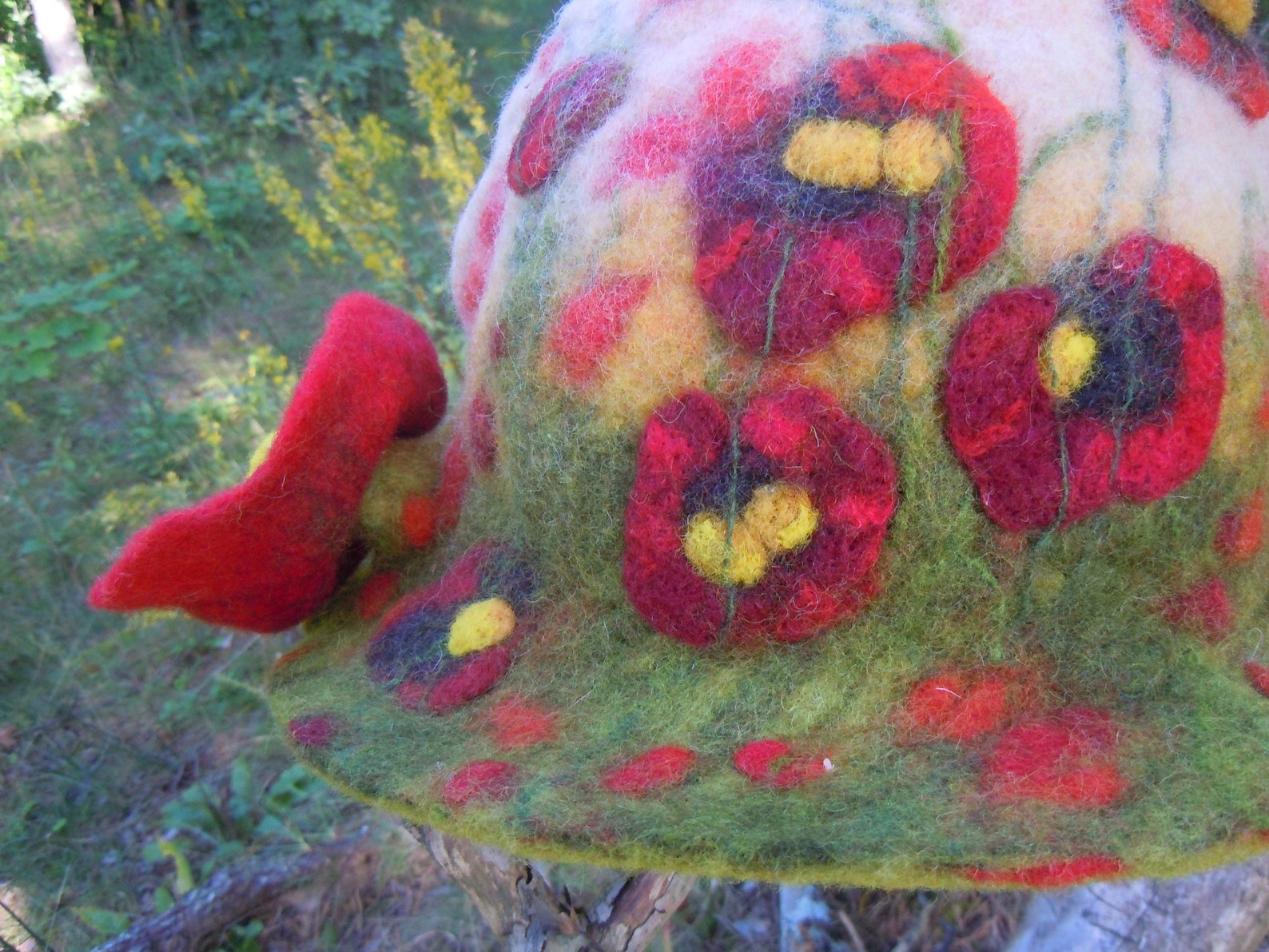 Poppy Flowers Hat Red Poppies Women Hat Winter Hat Spring Hat - Etsy
