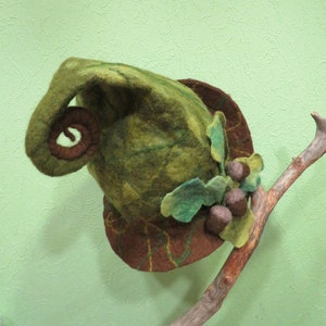 Magic Hat With Acorns Witch Hat Wizard Hat Witch Costume Magic Mystery ...
