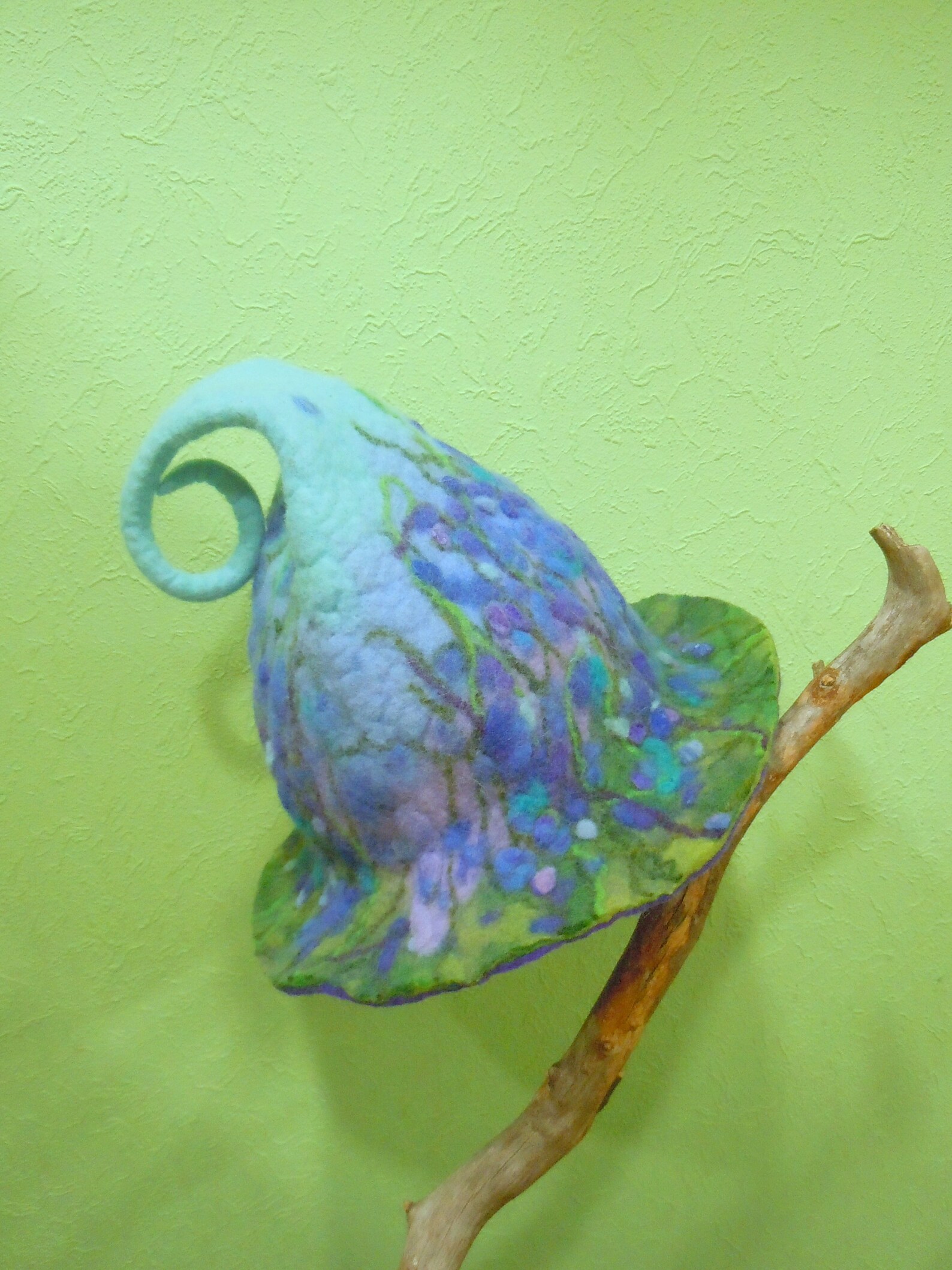 Blue Floral Gnome Hat Witch Hat Wizard Magic Hat Fantasy Hat - Etsy