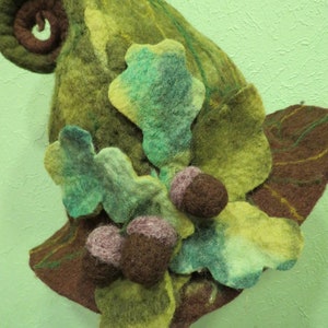 Magic Hat With Acorns Witch Hat Wizard Hat Witch Costume Magic Mystery ...