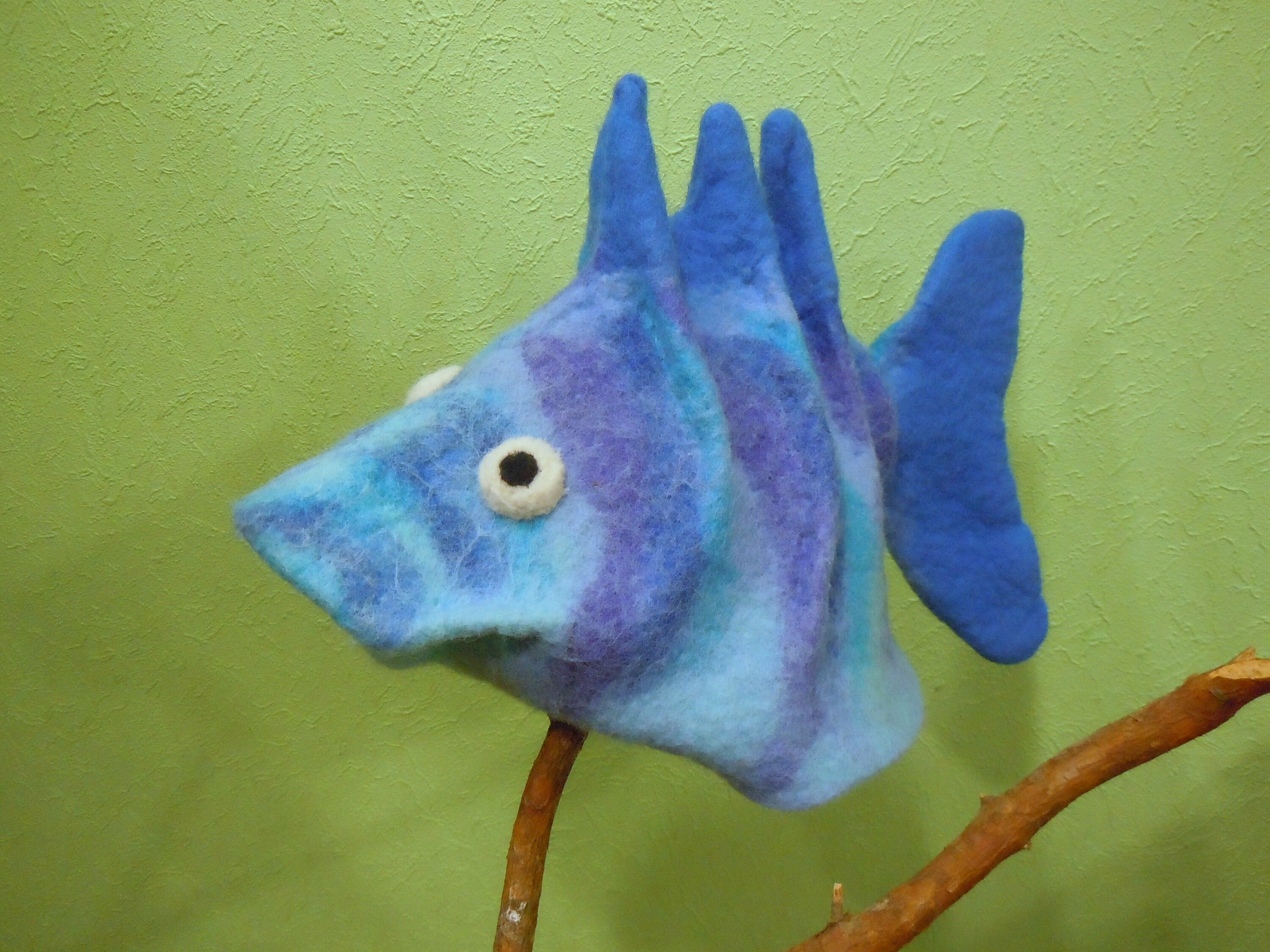 Blue Fish Hat Felt Wool Hat Fishing Gift for Men Sauna Hat - Etsy