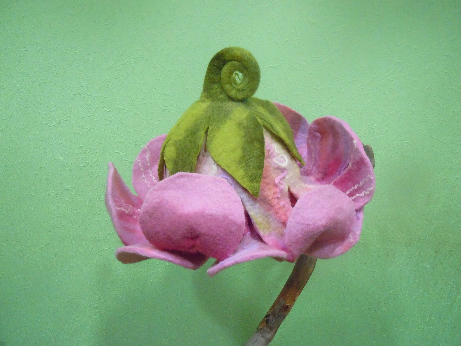 Beautiful Pink Flower Hat Fairy Hat Pixie Hat Fantasy Costume | Etsy