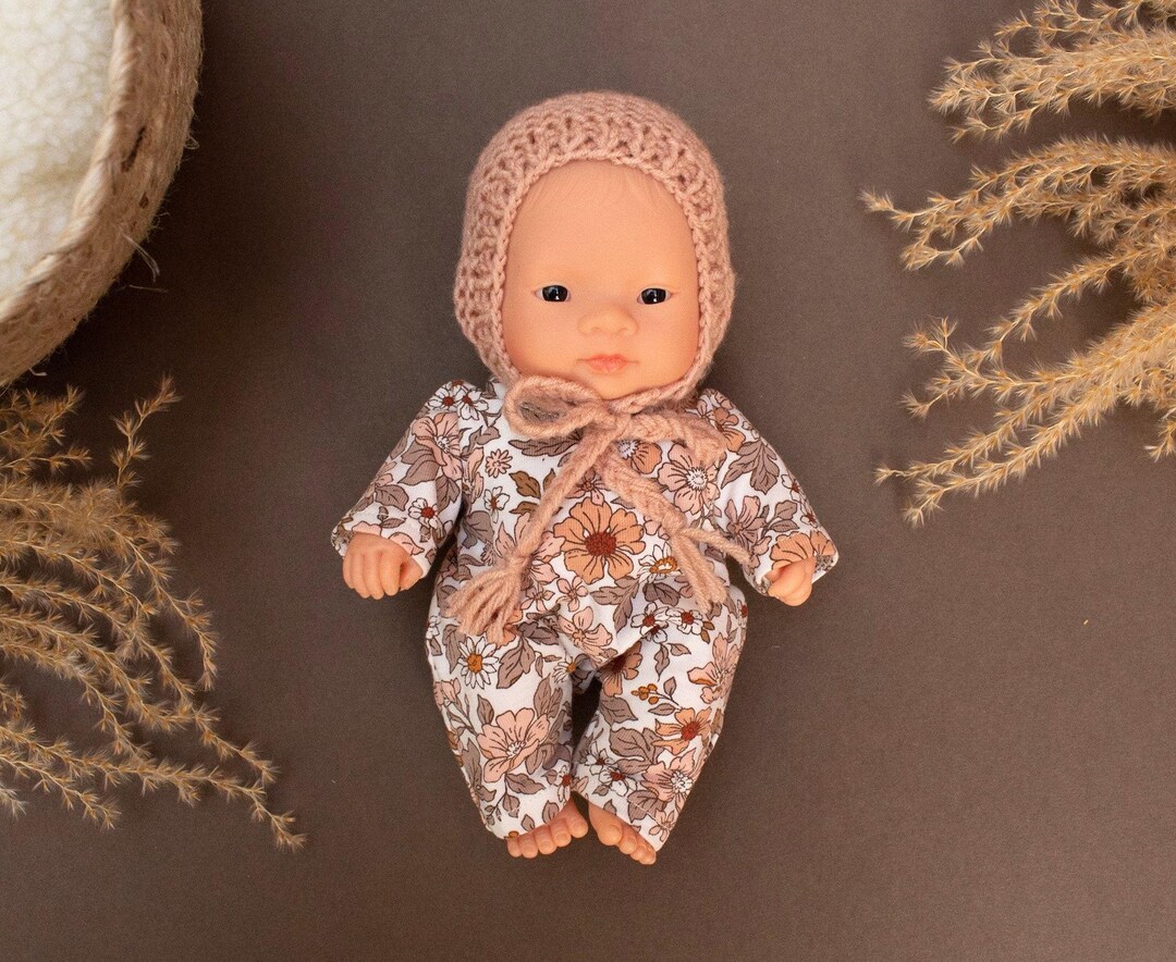 Romper for Miniland 21cm Baby Doll, for Paola Reina 8inch Doll, Outfit ...