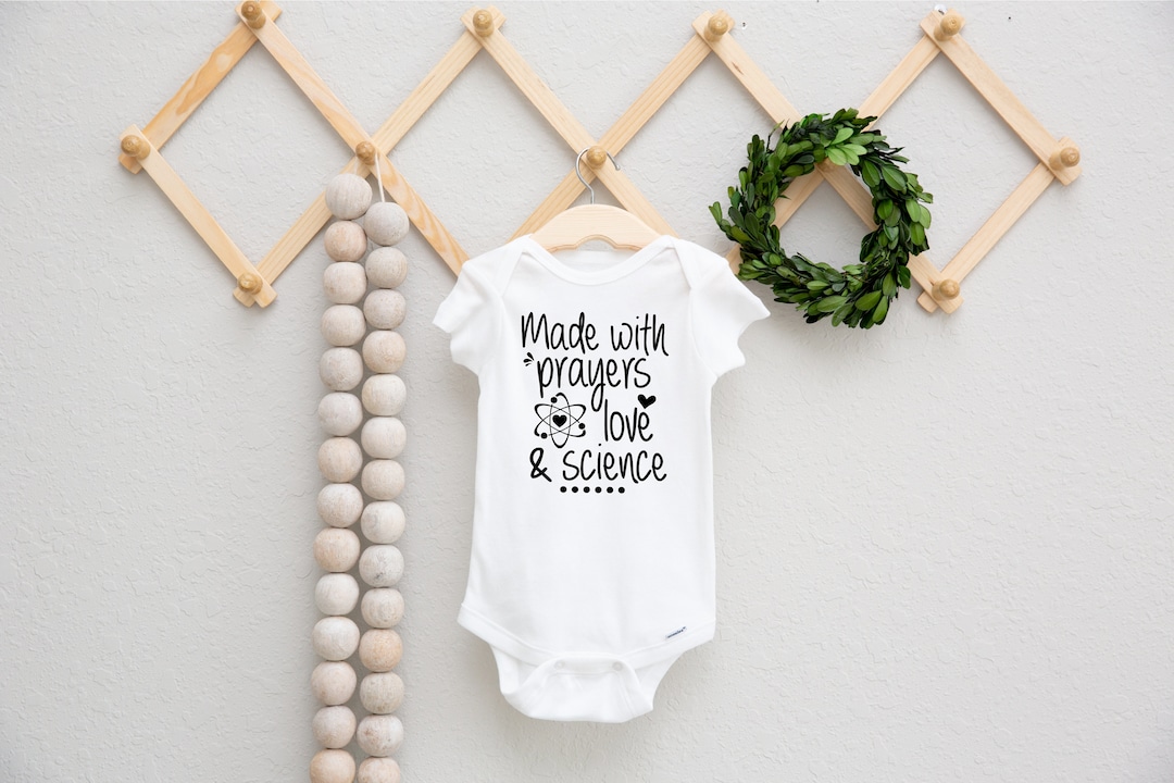 Made With Love and Science Onesie ®, IVF Onesie ®, Pregnancy ...