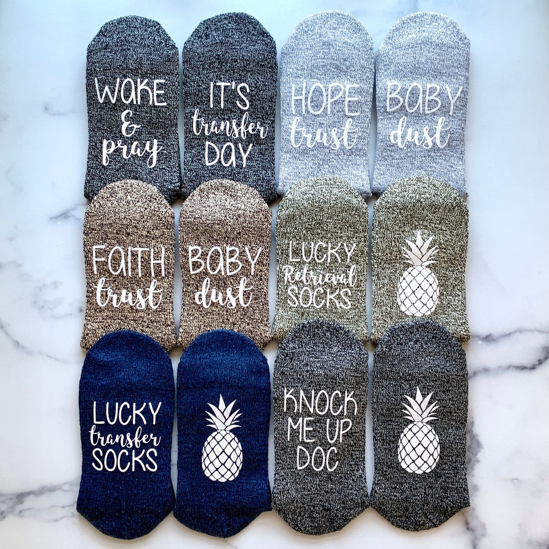 IVF Socks, IVF Gifts, Transfer Day, Mommy to Be, - Etsy