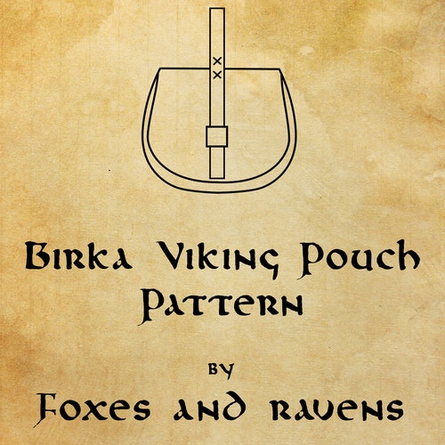 Leather Birka Wallet Pattern / Viking Age / Digital Download - Etsy