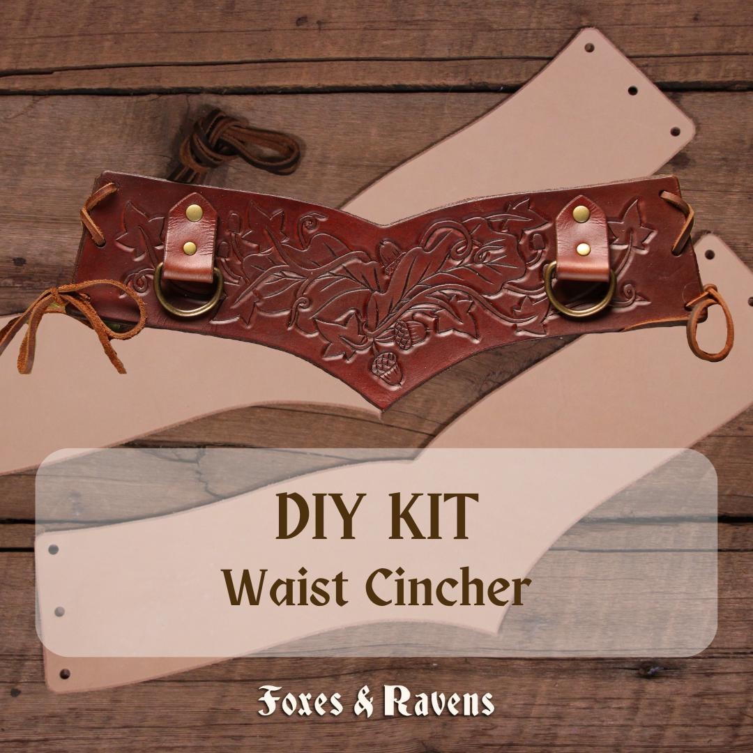 DIY Leather Waist Cincher Kit for Ren Faires, Cosplay and LARP Costumes ...