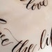 Love Life Live . Oyster Shell Calligraphy . Word Art . Beautiful ...