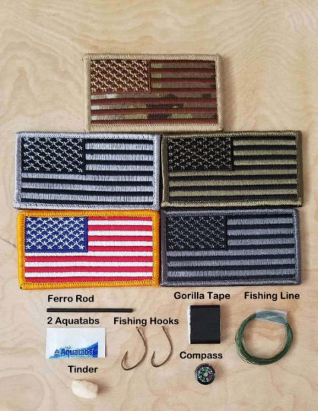 Minimalist Survival Patch - Etsy