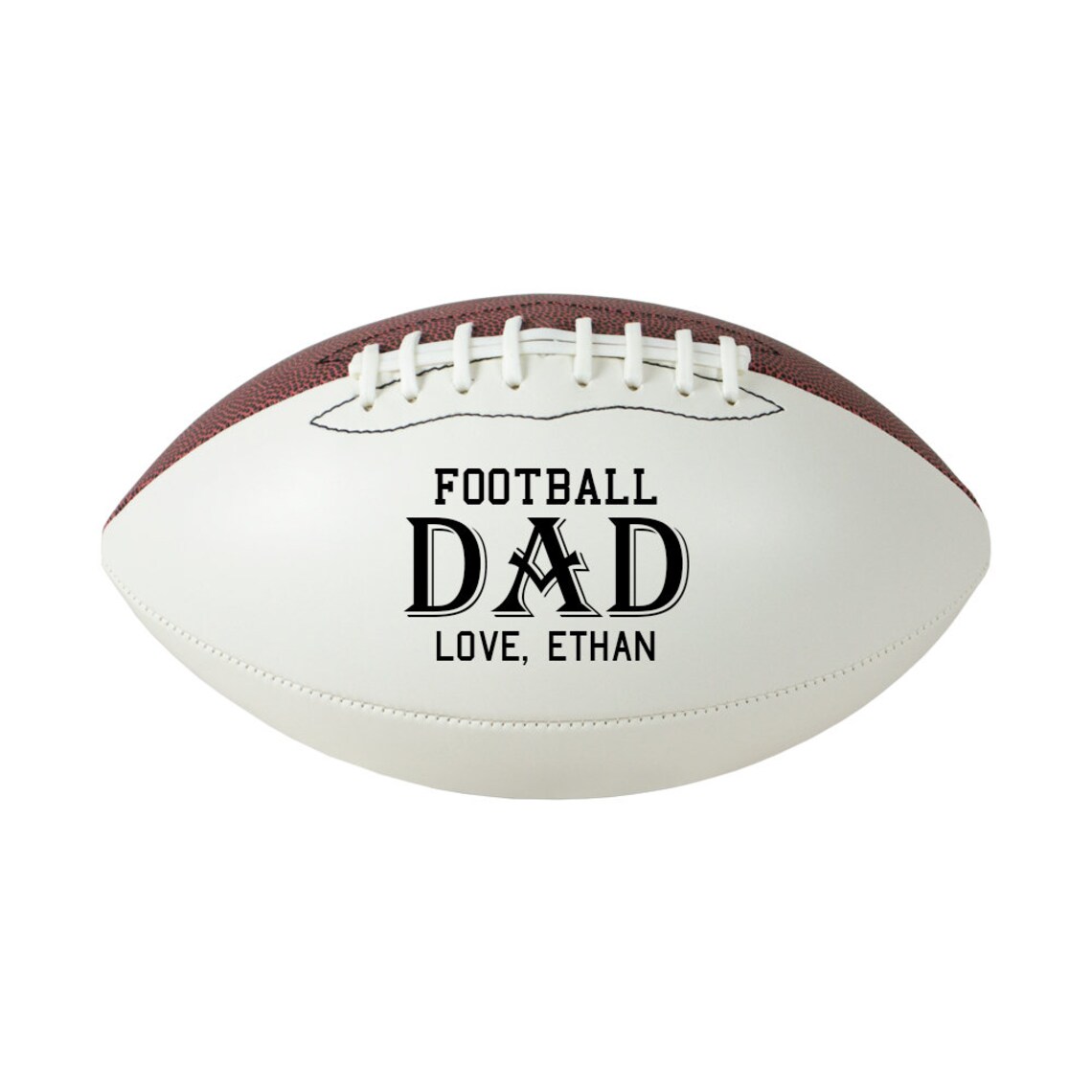 Personalized Custom Football for Dad from Daughter Son Kids | Etsy