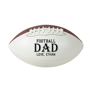 Personalized Custom Football for Dad From Daughter, Son, Kids ...