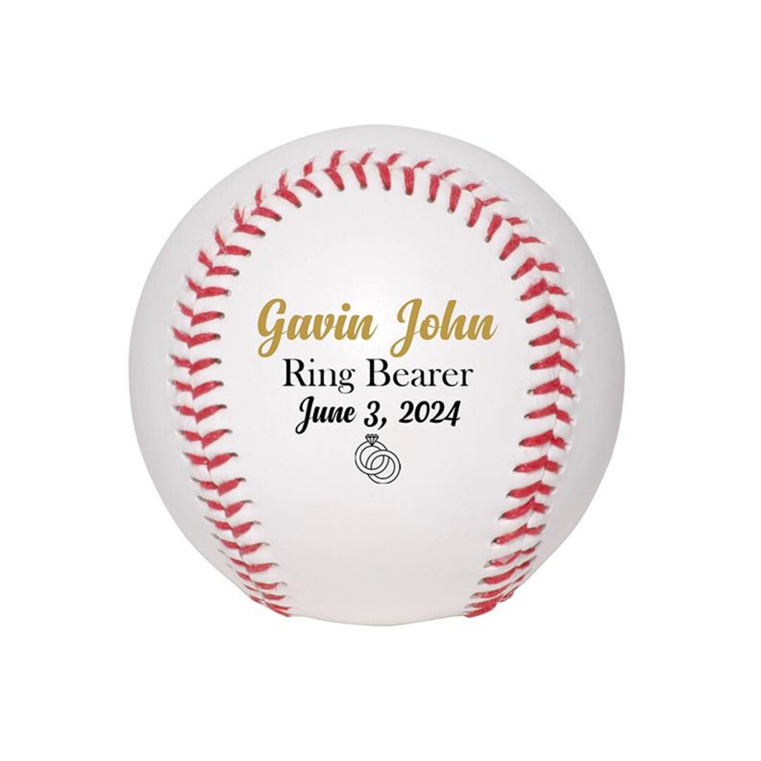 Ring Bearer Gift, Best Man Gift, Groomsman Gift, Custom Baseball ...