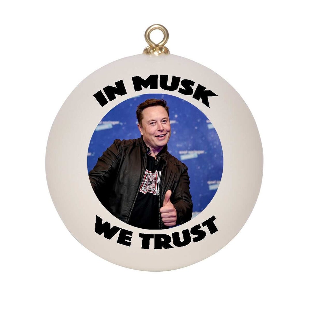 Elon Musk Space X Christmas Tree Ornament, Stocking Stuffer Gift ...