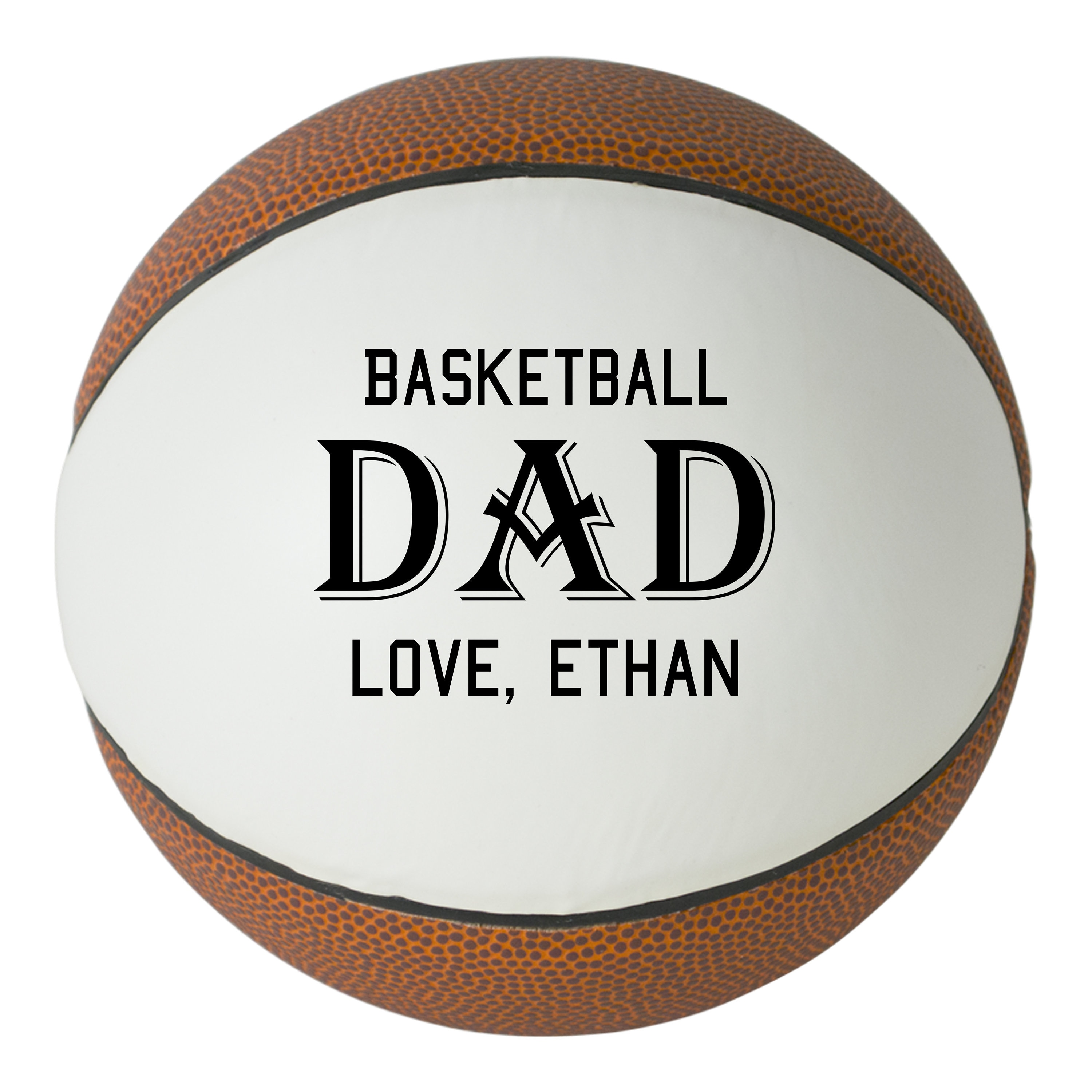 Personalized Custom Basketball for Dad From Daughter, Son, Kids ...