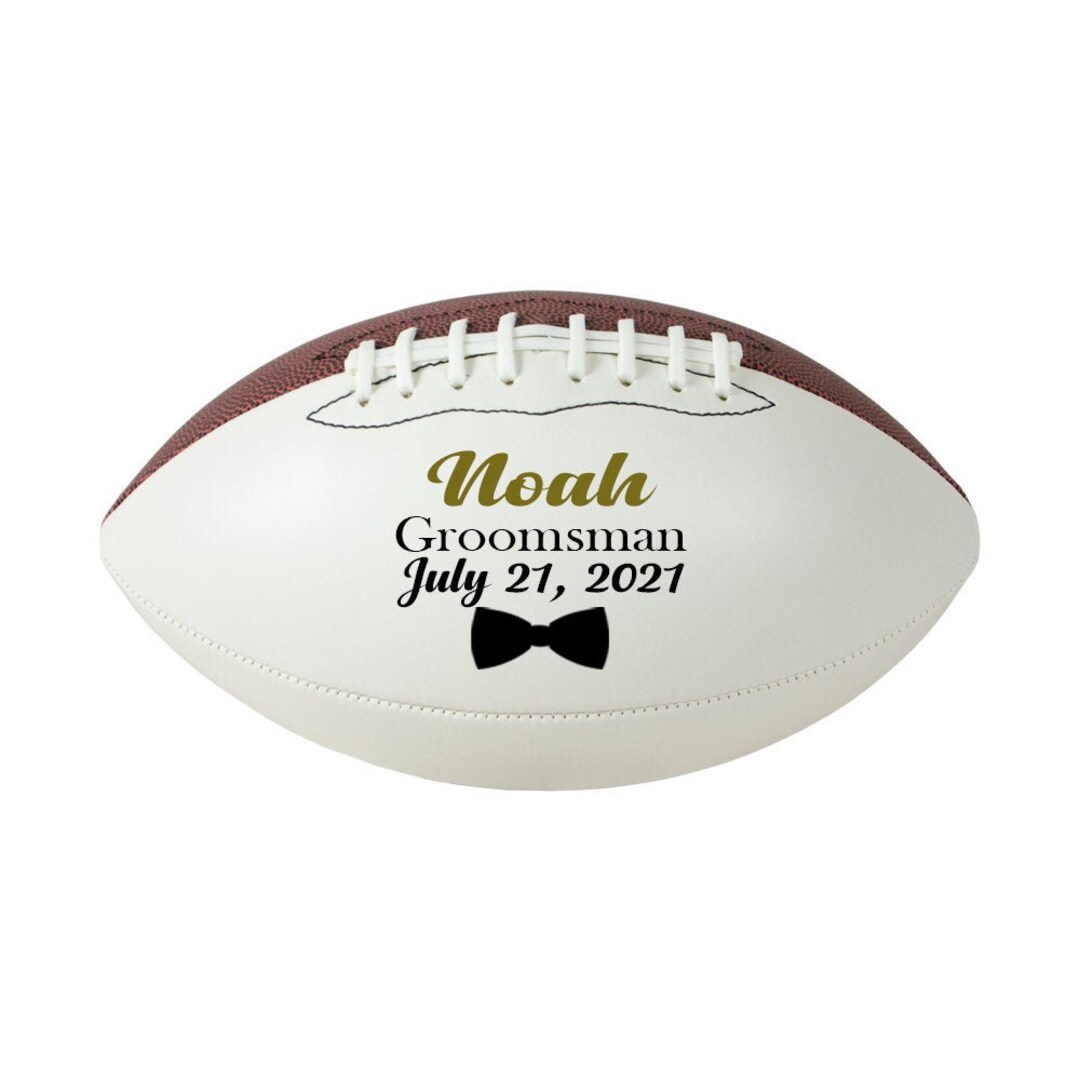Custom Groomsmen Football Proposal Gift for Wedding Party - Etsy