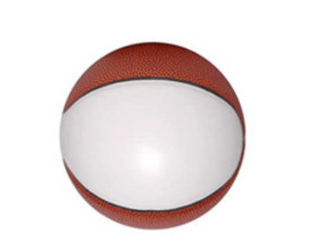 Autograph Blank Basketball Trophy With Two White Panels and 6 Brown ...