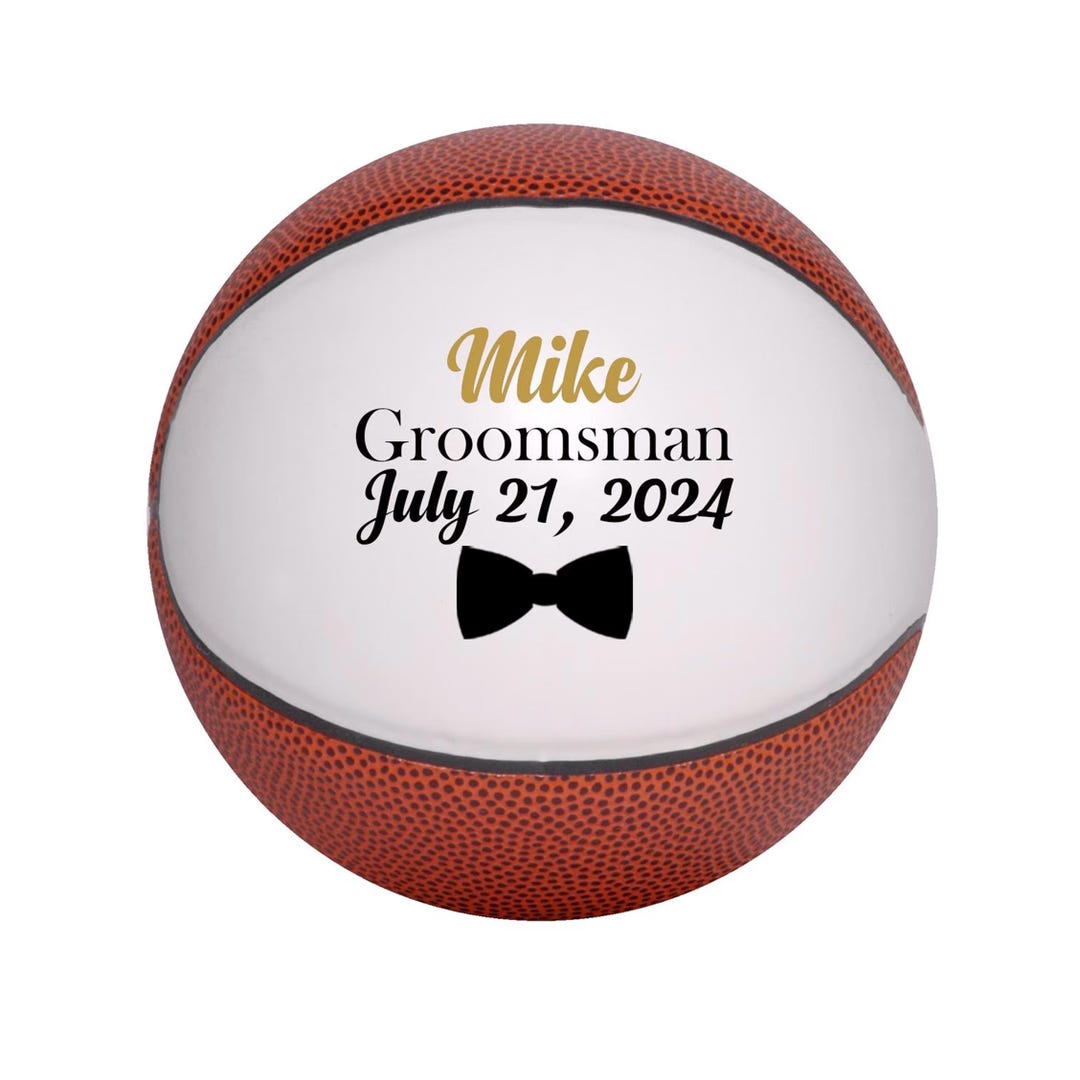 Custom Groomsmen Basketball Proposal Gift for Wedding Party ...