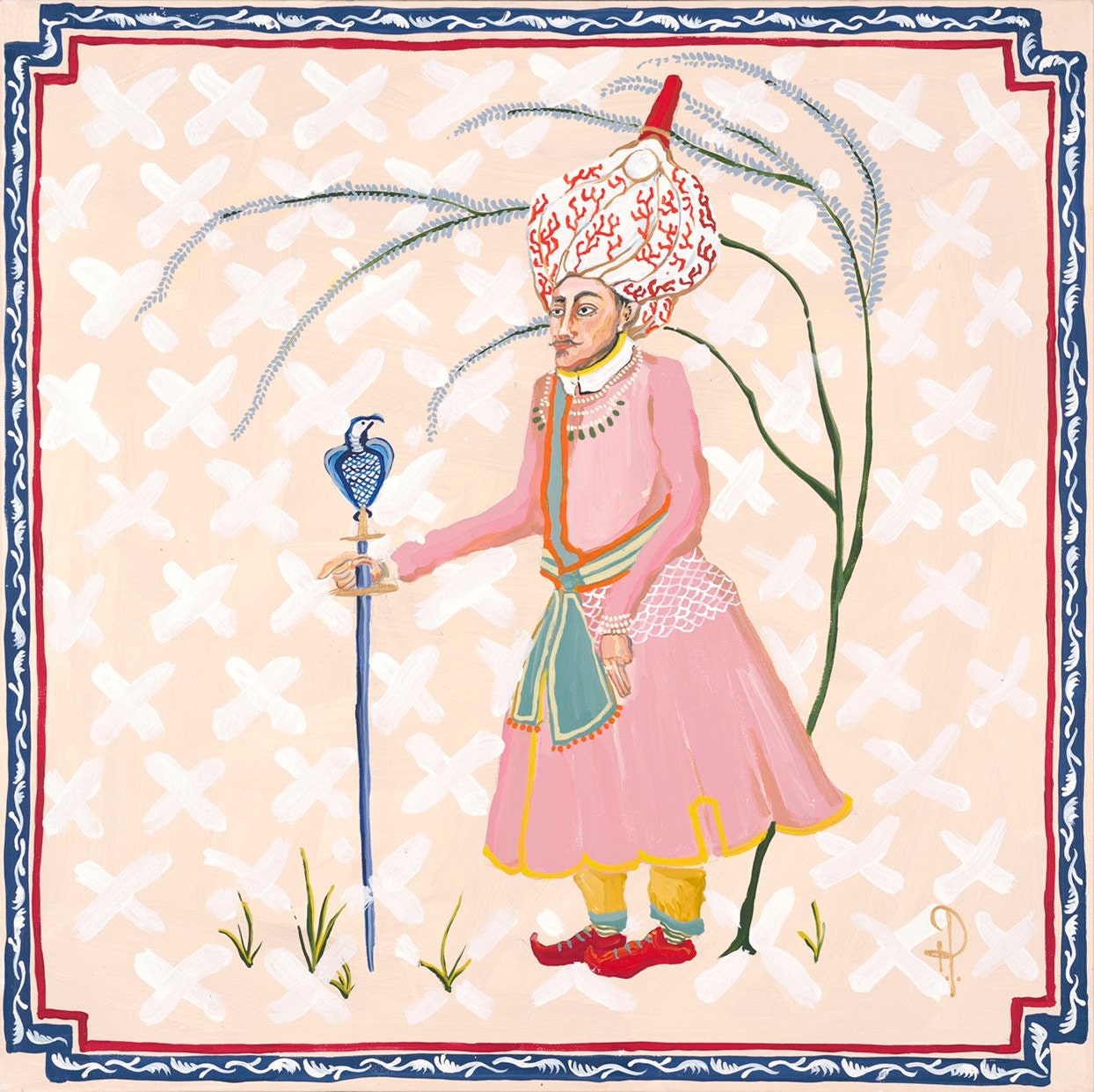 ART PRINT Sultan in Pink - Etsy