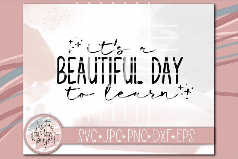 It's a Beautiful Day to Learn Svg Teacher Shirt Svg - Etsy