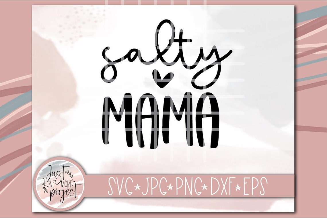 Salty Mama Svg Beach Svg Summertime Shirt Beach Shirt - Etsy