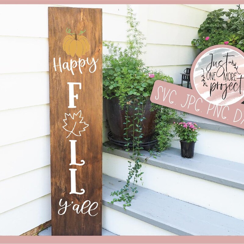 Happy Fall Sign - Etsy