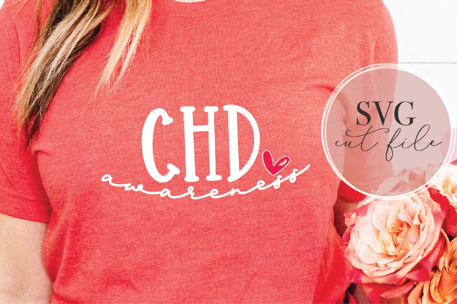 CHD Awareness Svg, Heart Disease Awareness Svg, Heart Warrior Svg ...