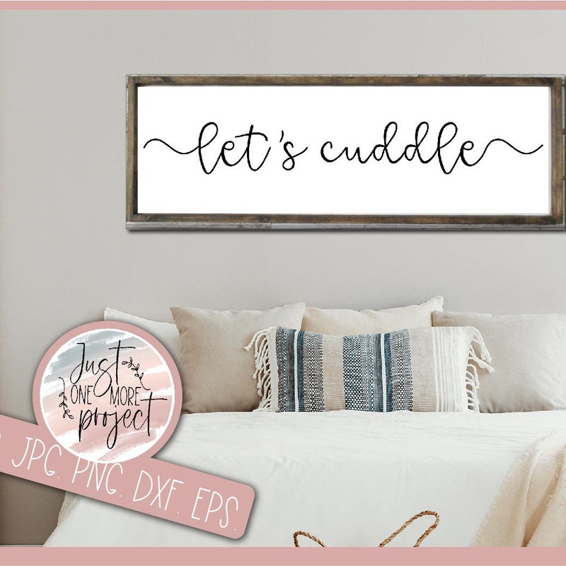 Lets Cuddle Sign - Etsy