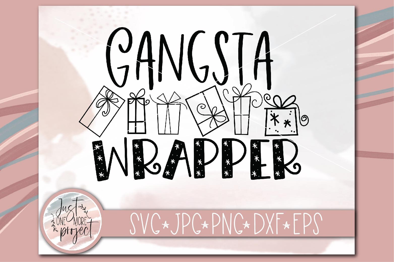 Gangsta wrapper svg gangster wrapper svg gangsta wrapper | Etsy