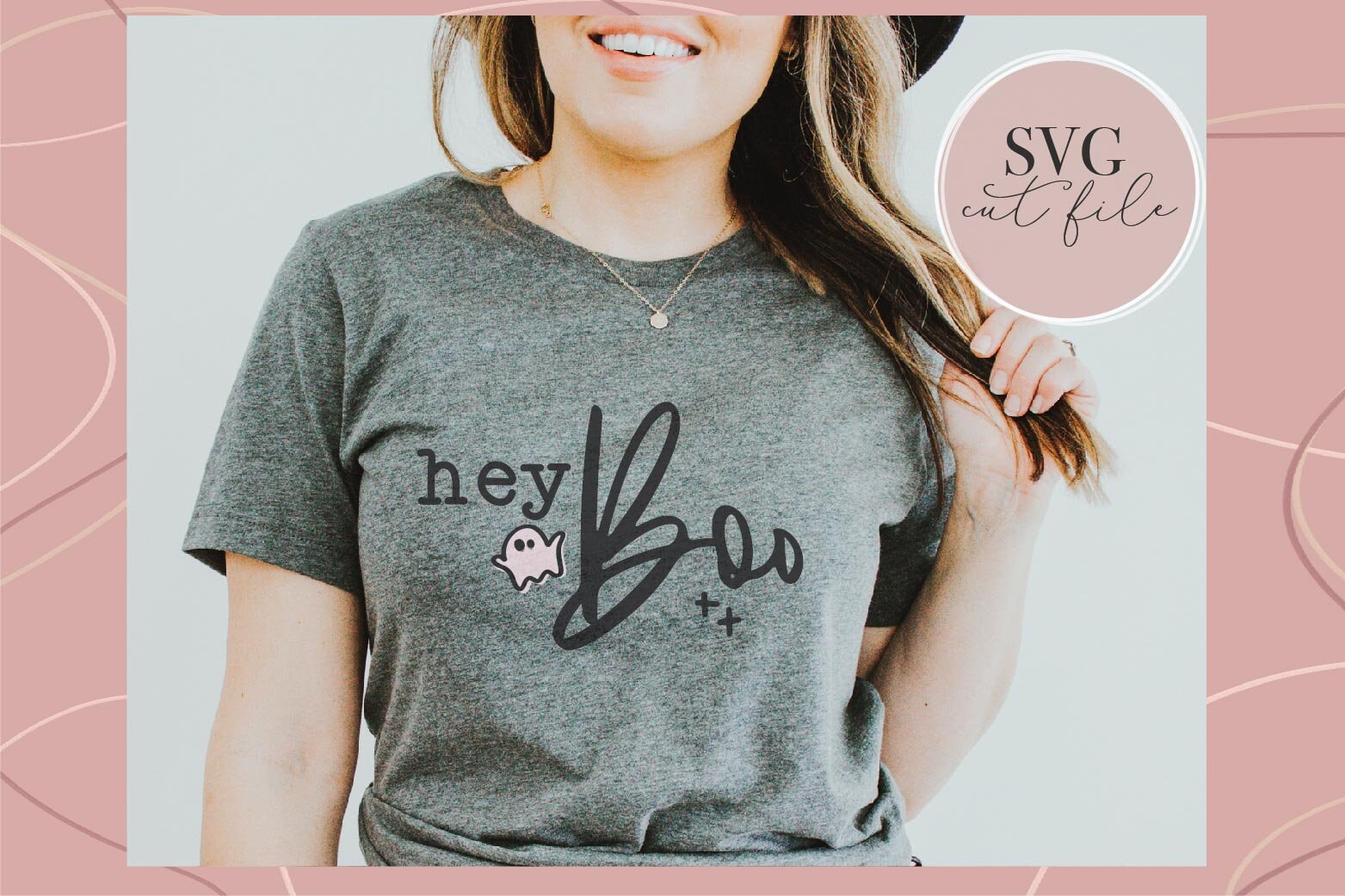 Hey Boo svg Boo svg Ghost svg Halloween shirt svg Cute | Etsy