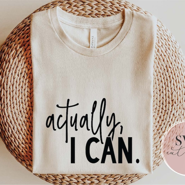 Actually I Can - Etsy