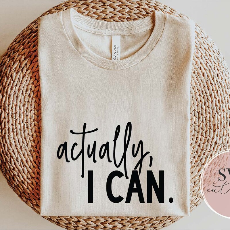 Actually I Can - Etsy