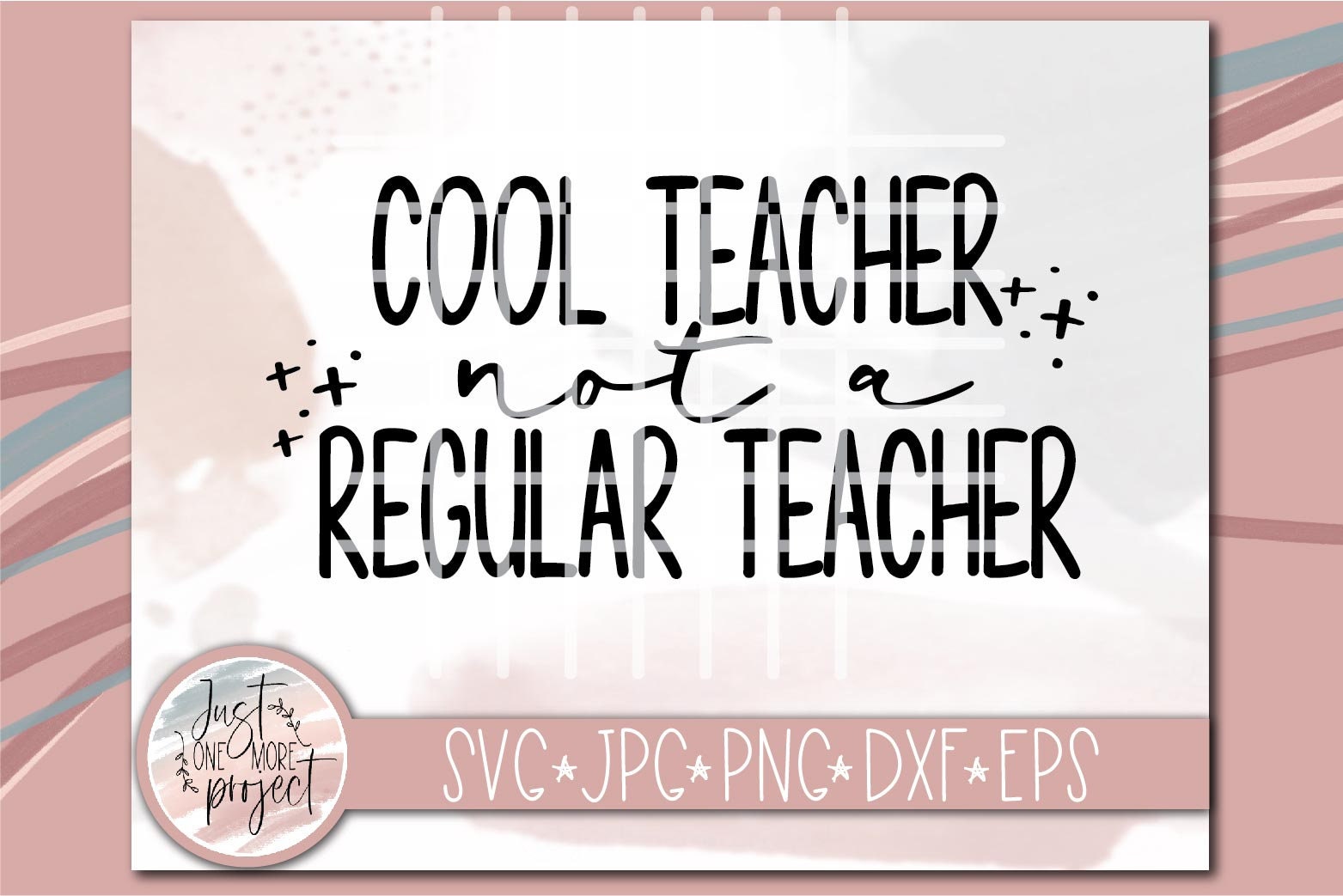 Cool Teacher Not a Regular Teacher Svg Cool Teacher Svg | Etsy
