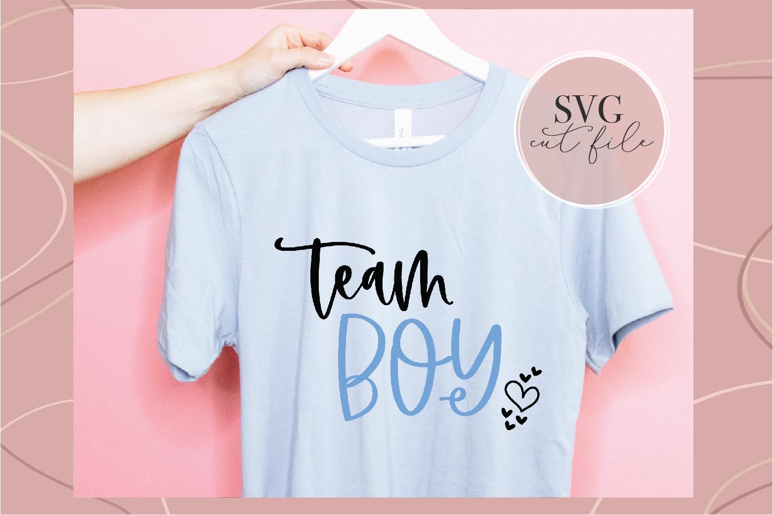 Team Boy Svg Team Blue Svg Boy or Girl Svg Gender Reveal | Etsy
