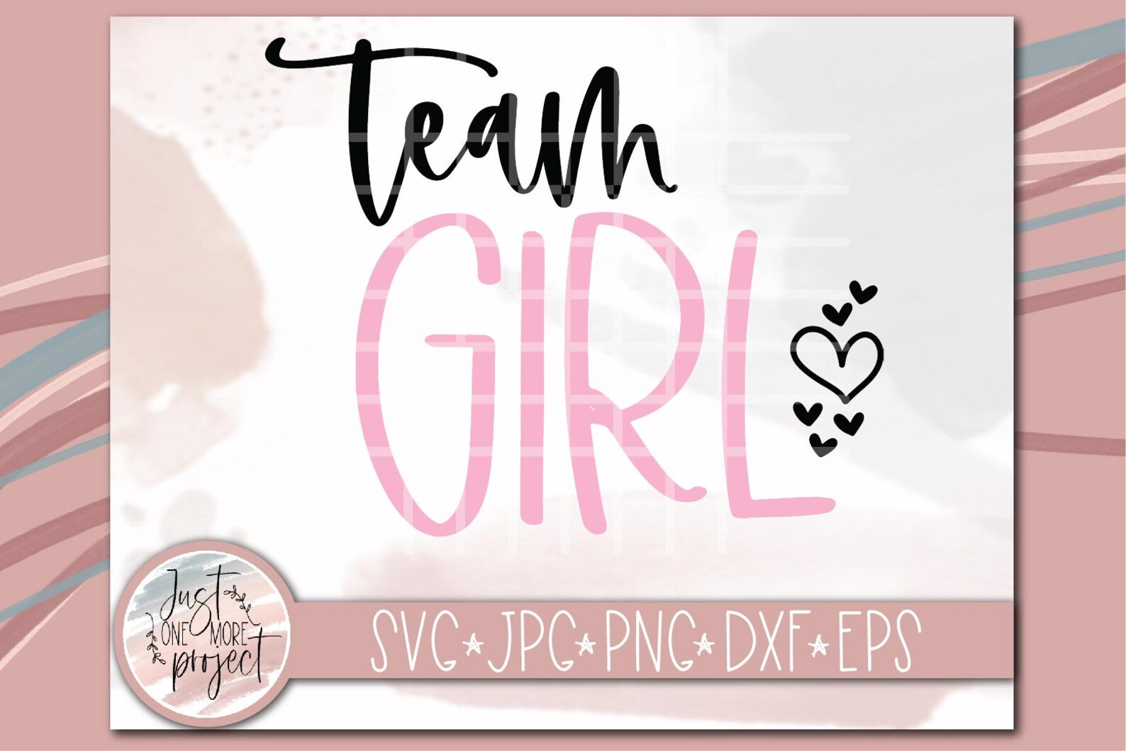 Team Girl Svg Team Pink Svg Gender Reveal Svg Gender Reveal | Etsy