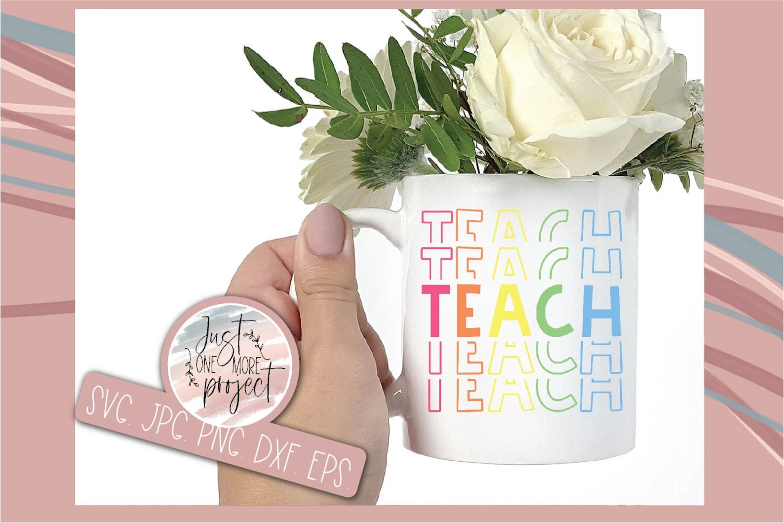 Teach Svg Teacher Shirt Svg Cute Teacher Shirt Rainbow | Etsy