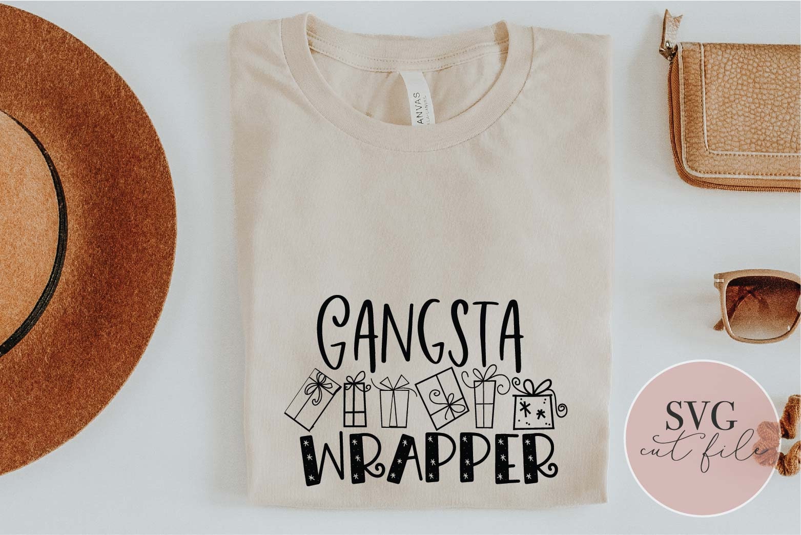 Gangsta Wrapper Svg Gangster Wrapper Svg Christmas Shirt - Etsy