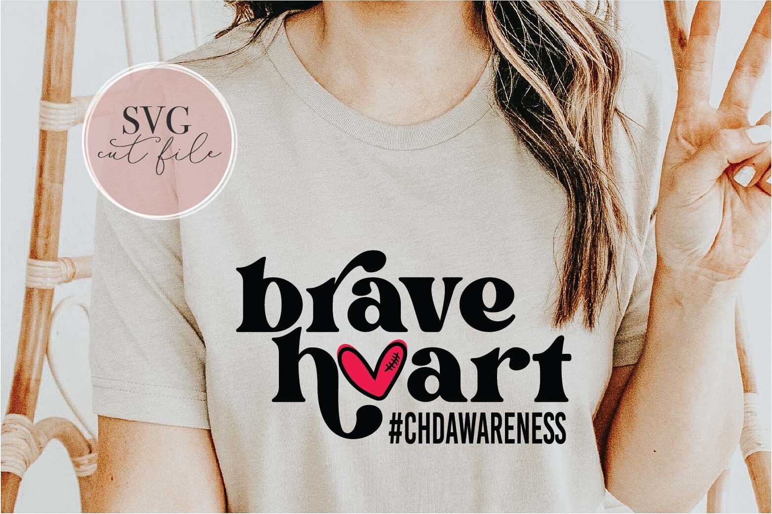 Brave Heart Svg Heart Warrior Svg Heart Disease Awareness - Etsy