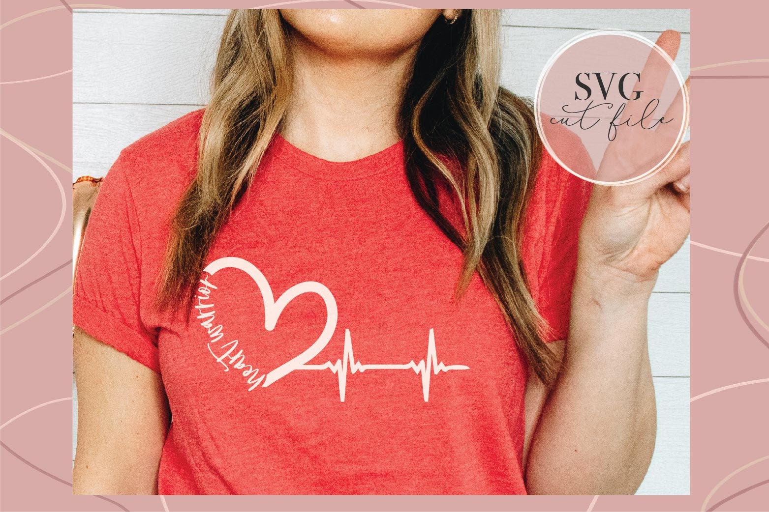 Heart Warrior svg Heart Disease Awareness svg Healthy Heart | Etsy