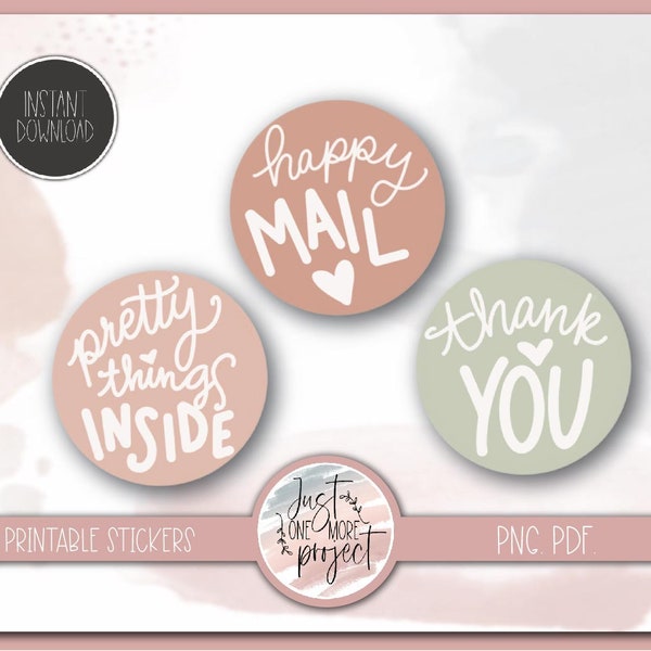 Happy Mail Stickers - Etsy