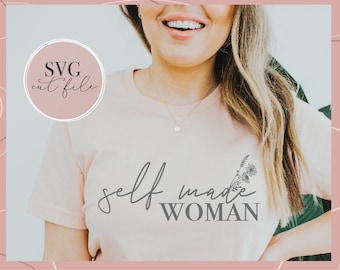 Self Made in Two Toned Script Svg/layered Digital Downloads - Etsy
