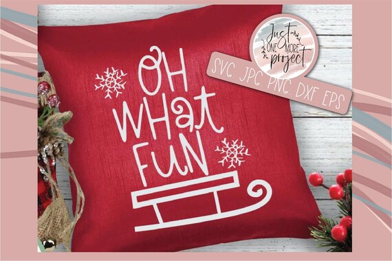 Oh what fun svg oh what fun christmas decor svg holiday | Etsy