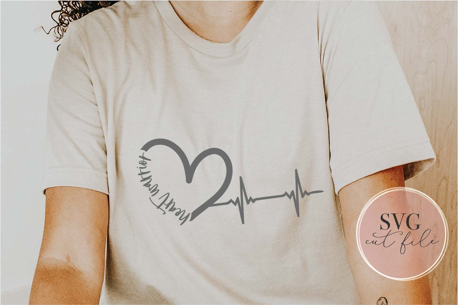 Heart Warrior Svg Heart Disease Awareness Svg Healthy Heart | Etsy