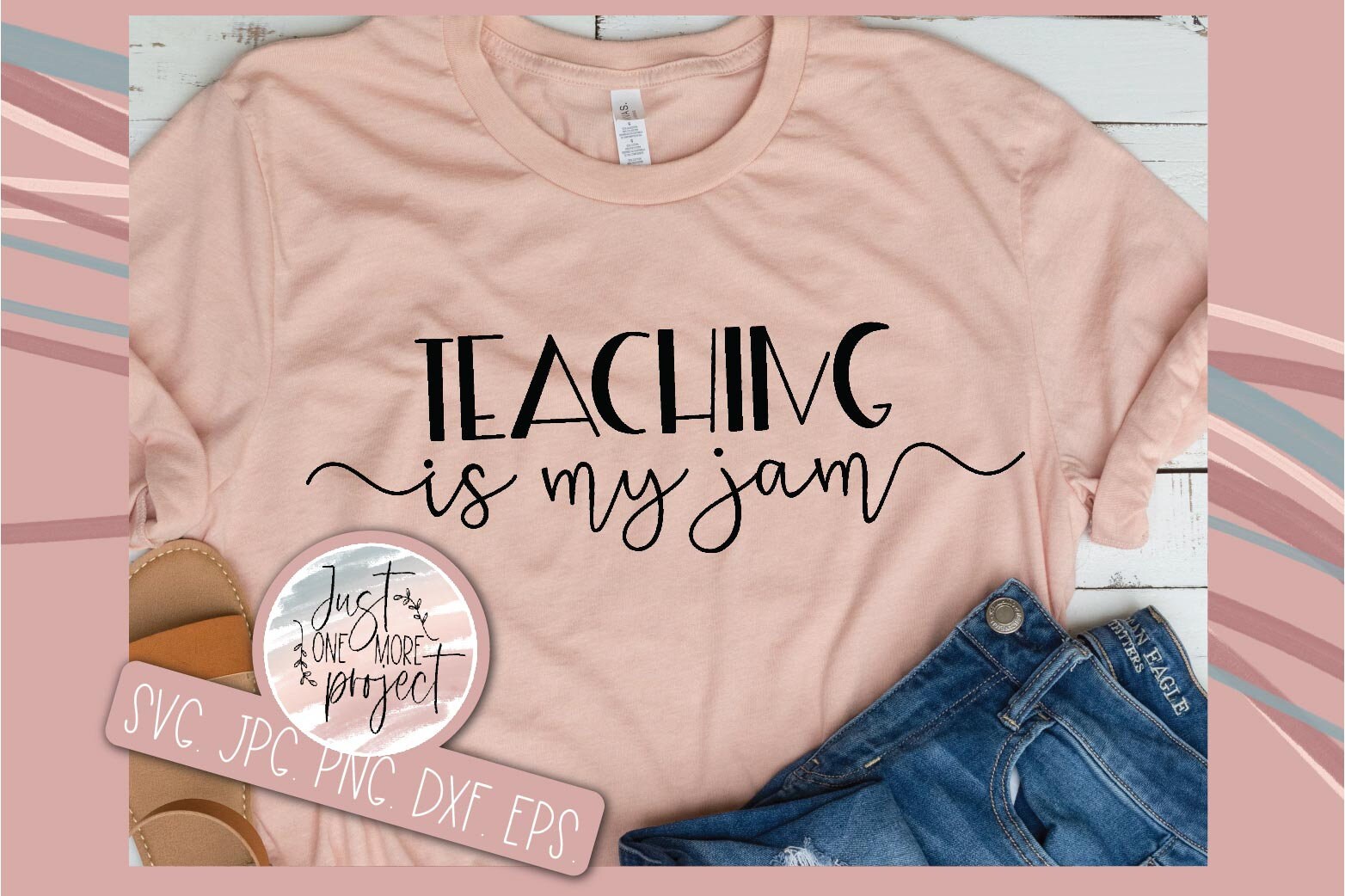 Teaching is My Jam Svg Teacher Shirt Svg Cute Teacher Shirts | Etsy