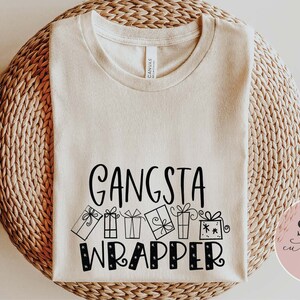 Gangsta Wrapper Svg, Gangster Wrapper Svg, Christmas Shirt Svg, Funny ...