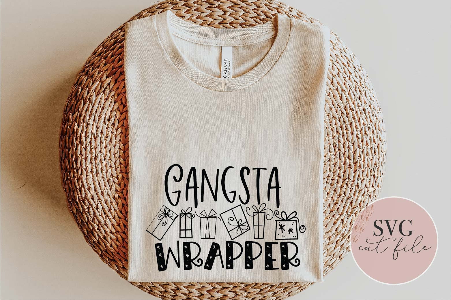 Gangsta Wrapper Svg Gangster Wrapper Svg Christmas Shirt - Etsy