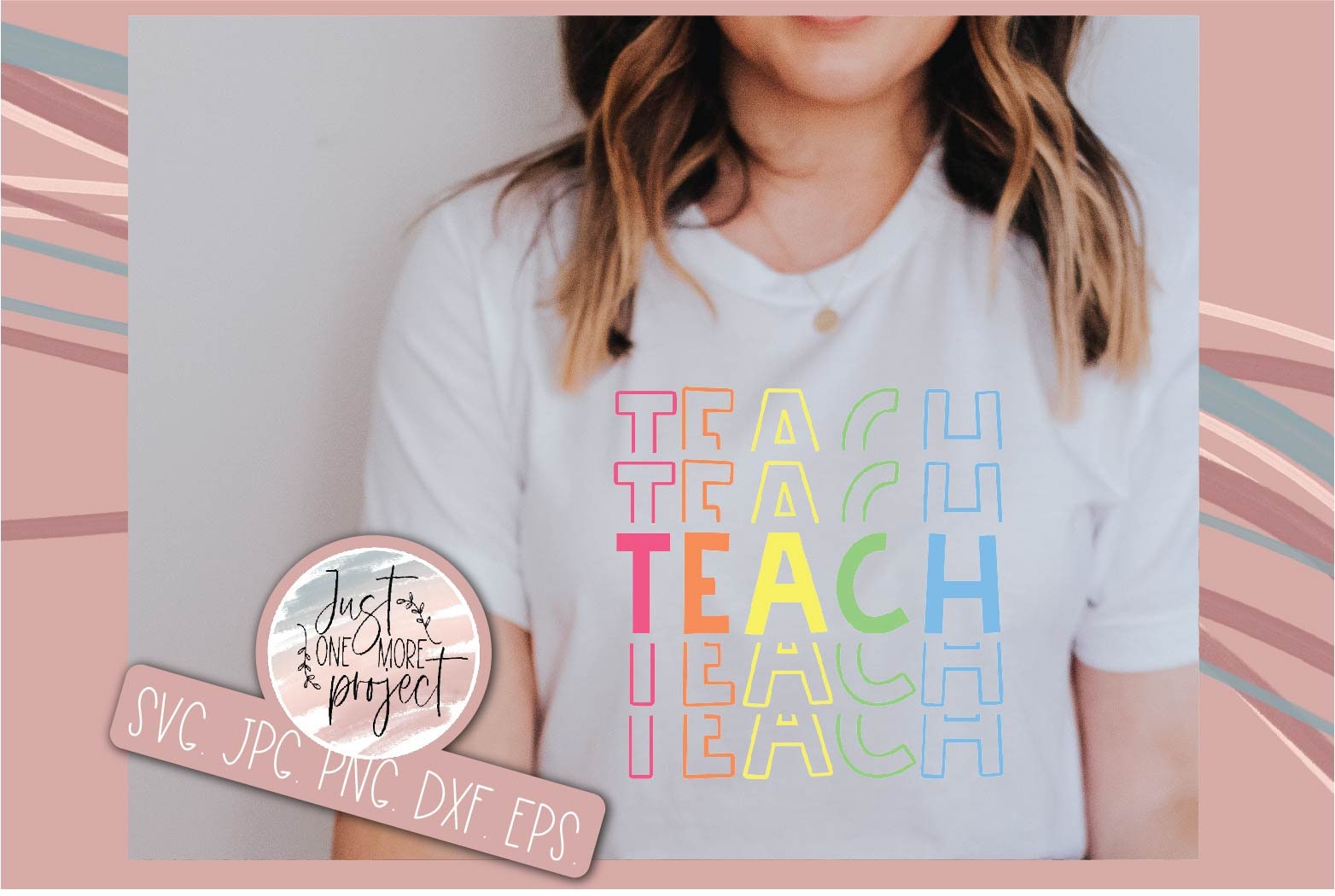 Teach Svg Teacher Shirt Svg Cute Teacher Shirt Rainbow - Etsy