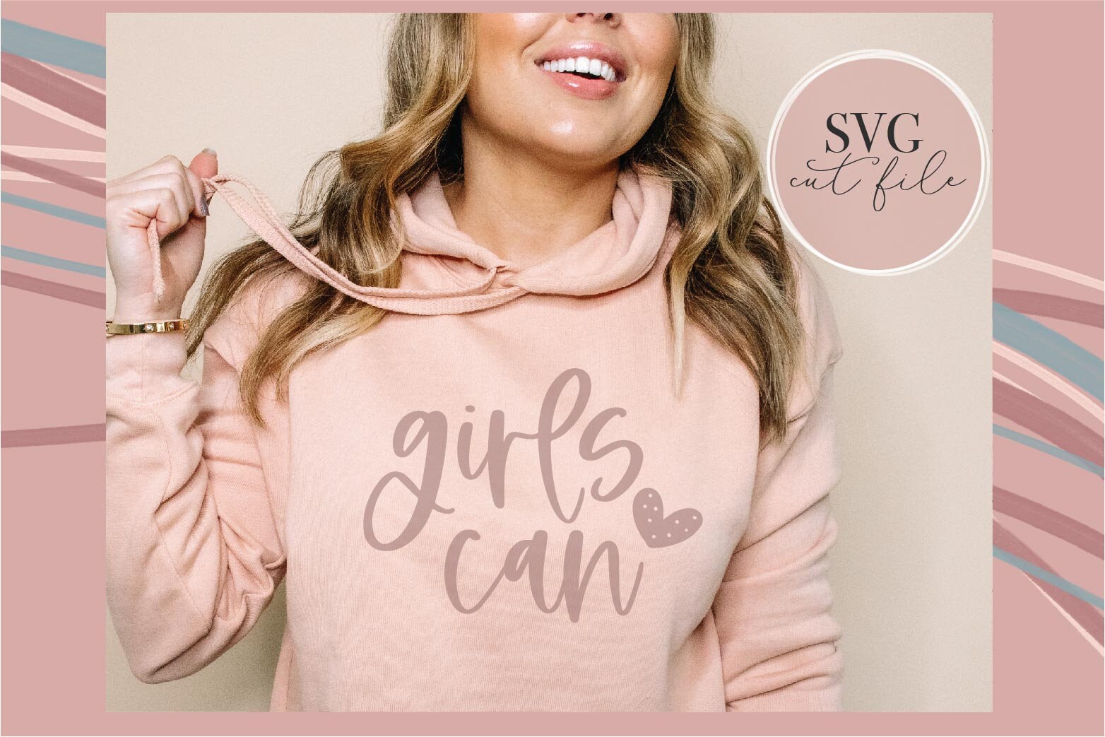Girls Can Svg Girls Can Do Anything Girl Power Svg Strong | Etsy
