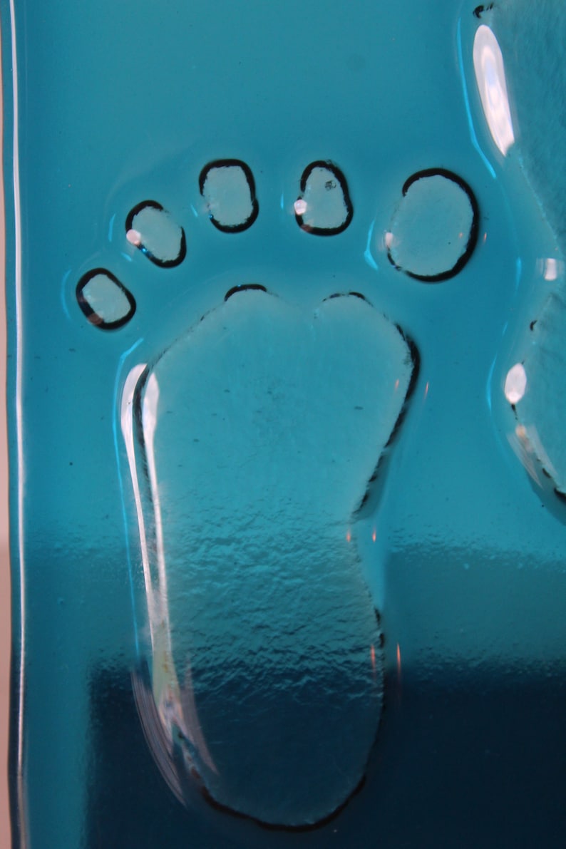 Baby Feet in Fused Glass for Display. Your Babies Feet - Etsy