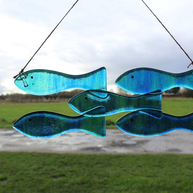 Fused Glass Fish - Etsy