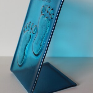 Baby Feet in Fused Glass for Display. Your Babies Feet - Etsy